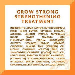 Cantu Grow Strong Strengthening Treatment, 6 Oz, White