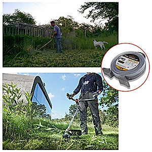 Anleolife Round Heavy Duty .095-Inch-by-190-ft Steel String Trimmer Line in Donut, Thicker Weed Eater