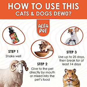 Liquid Herbal Cleanse for Cats and Dogs • Cats & Dogs Natural Broad Spectrum Cleanser • Dietary Supplement Drops for Cats and Dogs • Natural Broad Spectrum Cleanser for Pets • 2 oz