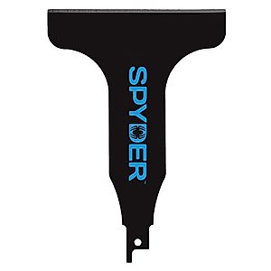 Spyder Scraper 00108 Scraping Tool Attachment for Reciprocating Saws, Black, 4-Inch