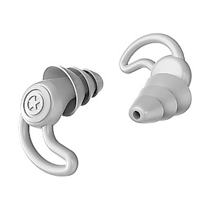 LIJA Ear Plugs for Noise Reduction, Ear Plugs for Sleeping Noise Cancelling, Washable Hearing Protection for Work, Travel, Concert, Swimming, Sleep Snoring, White-1