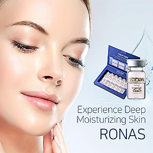 Ronas Stem Cell Solution ampoules Anti Aging Formula Best Anti Aging Serum Plant Stem Cells Hyaluronic Acid Restore Replenish Skin Smooth Wrinkles All Skin type 0.16oz 10vial