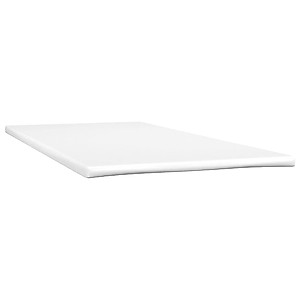 vidaXL Twin XL Mattress Topper 39.4"x79.9"x2" - Breathable Foam Bed Topper with 100% Polyester Skin-Friendly Fabric Cover - Versatile Use & Pain Relief Support