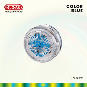 Duncan Toys Limelight LED Light-Up Yo-Yo, Beginner Level with LED Lights, Clear and Blue