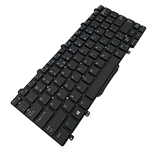 Laptop Replacement US Layout Backlit Keyboard for DELL Latitude 7350 5290 E5250 5270 E7270 E7250 7270 MJ8HY 0MJ8HY 0XCD5M