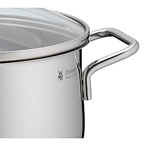 WMF Cookware Ø 20 cm Approx. 3,7L Diadem Plus Pouring Rim Glass Lid Cromargan® Stainless Steel Brushed Suitable for All Stove Tops Including Induction Dishwasher-Safe