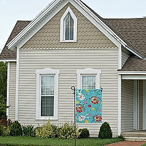 My Little Nest Seasonal Garden Flag Cute Bunny And Easter Egg Vertical Garden Flags Double Sided for Home Farmhouse Yard Holiday Flag Outdoor Decoration Banner 12"x18"
