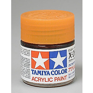 TAMIYA USA TAM81026 Acrylic X26 Gloss Clear Orange 0.7 Fl Oz (Pack of 1)