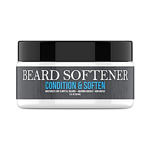 Uncle Jimmy Beard Softener, Conditioning Balm for Men | Hydrates, Smooths, Adds Shine & Tames Flyaway Hair | Made With Shea Butter, Honey 2 Fl Oz