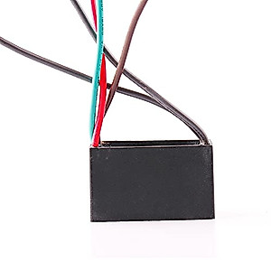 CNCYEAH Ceiling Fan Capacitor 1PCS 4uf+4uf+2.5uf 250V/300V CBB61 Start Run Ceiling Fan Capacitor 5 Wire Replacement Parts