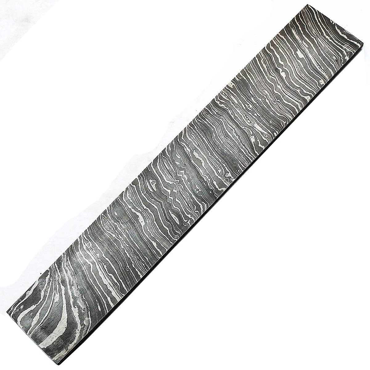 PAL 2000 KNIVES SJAA 9500 12 x 2 x 2mm Thickness FIRE Storm Pattern Custom Handmade Damascus Steel Billet Bar Blank Blade for Knife Making Jewellery Making Cutlery Making and for Other Making Purpose