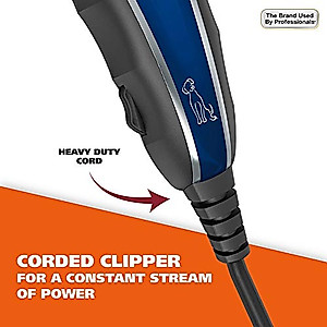 WAHL Pro-Grip Pet Grooming Corded Clipper Kit - Clipper for Small to Large Dogs – Electric Dog Clipper for Eyes, Ears, & Paws - Model 9164
