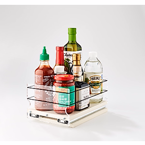 Vertical Spice - 6x1x11 DCP - Heavy Duty Storage Organizer Drawer for Cabinets and Pantries - Size: 6.9" Width x 5.0" Height x 10.6" Depth - Partially Assembled - MADE IN USA