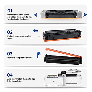 ICOMJET 4Pack Compatible Toner Cartridge Replacement for Brother TN660 TN630 use for Brother DCP-L2540DW HL-L2340DW HL-L2300D HL-L2380DW HL-2320D MFC-L2700DW MFC-L2680W MFC-L2740DW (Black)