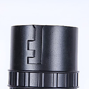 ULTNICE Plastic Multi- Functional Portable Extendable Tubes Extendable Poster Tubes Storage Tube for Document Paper Documents Blueprints Drawings and Art (Black Size XS)