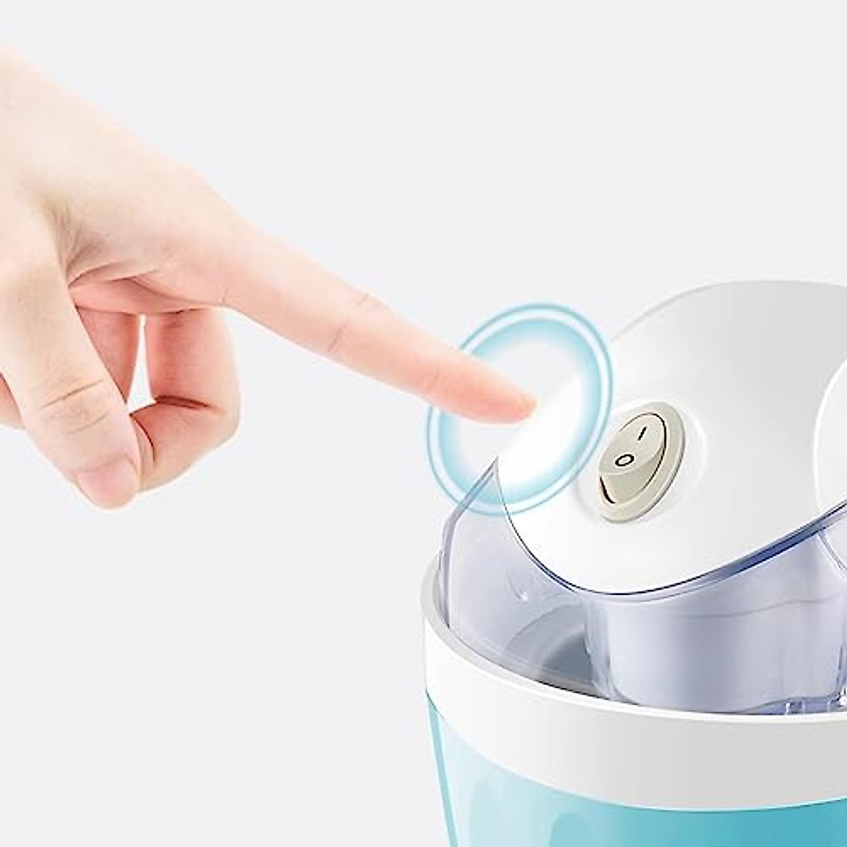 Ice Cream Maker Ice Cream Machine Home Made Fruit Yogurt Ice Cream Machine Fully Automatic Small Ice Cream Machine DIY Ice Cream Machine (Color : Brass)