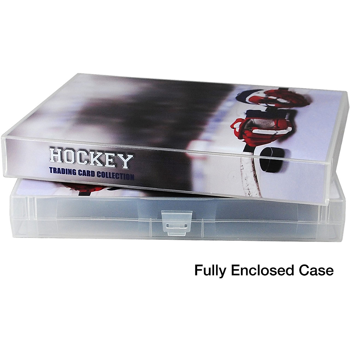 UniKeep Hockey Themed Mini Case for Collectible Trading Cards - Holds UP to 200 Cards