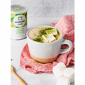 Matcha Love Culinary Matcha 3.5 Ounce Finely Milled Green Tea Leaves, Japanese Style Matcha Powder