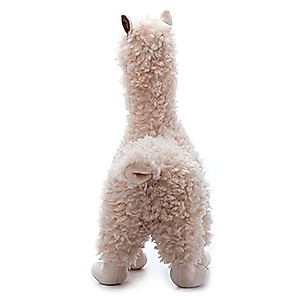 The Petting Zoo Alpaca Stuffed Animal Plushie, Gifts for Kids, Wild Onez Zoo Animals, Alpaca Plush Toy 14 inches