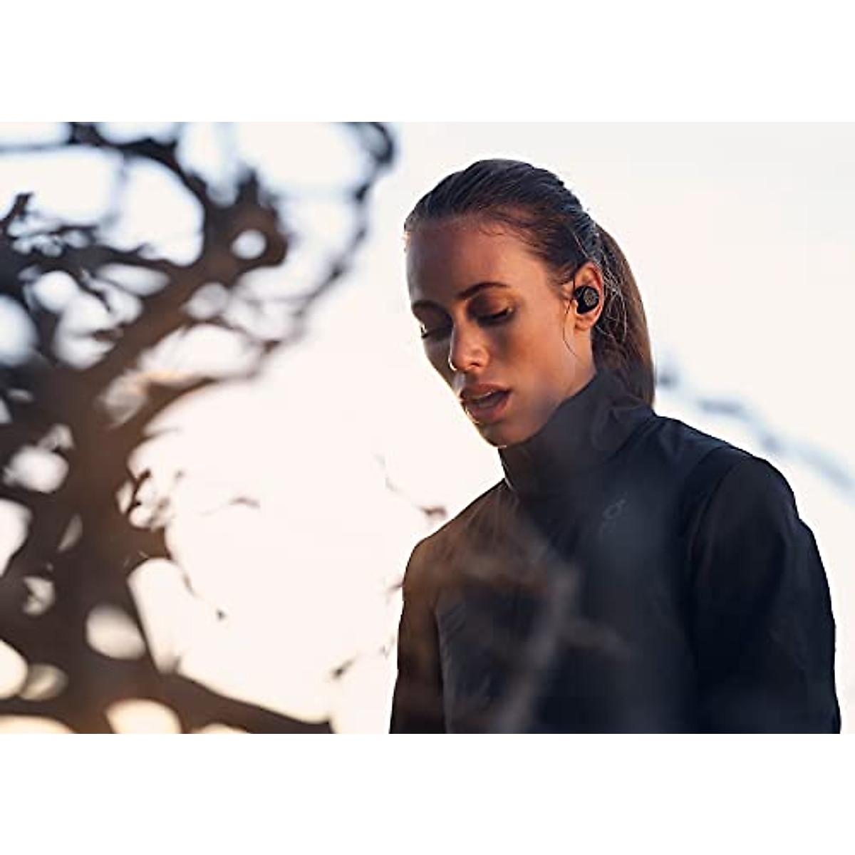 Bang & Olufsen Beoplay E8 Sport True Wireless In-Ear Bluetooth Earphone with Customizable Comfort Fit, Microphones and Touch Control, Wireless Charging Case, 28H Playtime, IP57 Dust & Waterproof Black