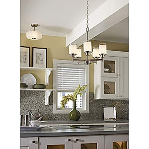 Progress Lighting P4459-09 Alexa Chandeliers, 20-Inch Diameter x 19-13/16-Inch Height, Nickel