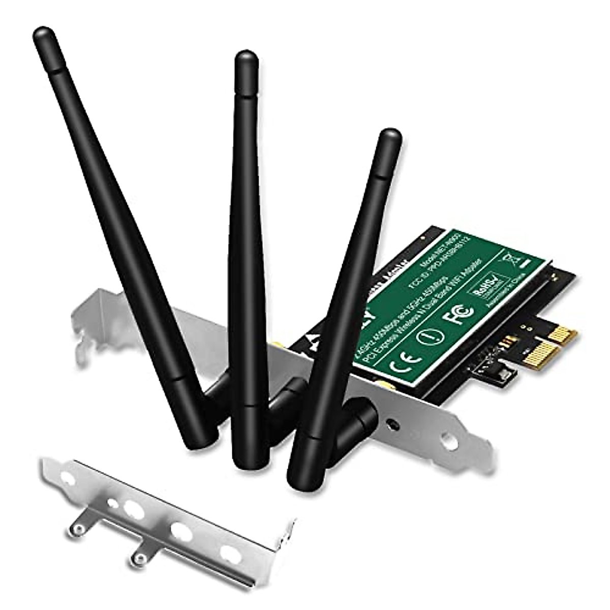 NETELY Wireless Dual Band 900Mbps PCI Express (PCIE) WiFi Adapter for Windows 7, 8.x, 10, 11 32/64bit and Linux Desktop PCs, PCIE WiFi Card, Qualcomm Atheros AR938X Wireless Network Adapter (NET-N900)
