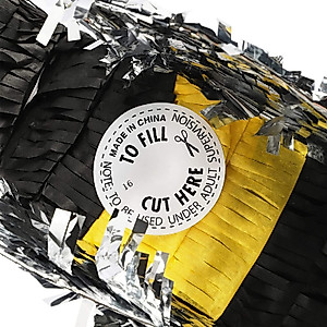 BLUE PANDA - Bumble Bee Pinata for Baby Shower, Birthday Decorations, Gender Reveal Party Supplies (Small, 15.5 x 13 x 3 in)