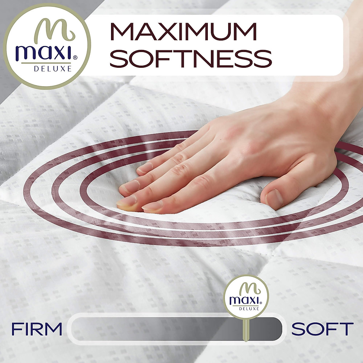 MAXI RV Size (48 x 75) Mattress Pad - Luxurious Cotton Sateen Mattress Protector - Soft, Comfortable, & Breatheable Mattress Cover - Mattress Pad Protects Mattress from Dust, Dirt, Spills, and Stains