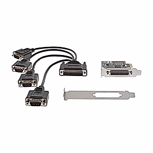 StarTech.com 4 Port RS232 PCI Express Serial Card with Breakout Cable, PCIe Serial Adapter Card - Replaced by PEX4S953LP