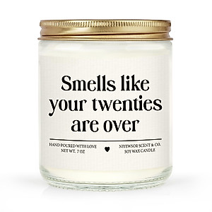 Niyewsor 30th Birthday Gifts for Her Him, 30th Birthday Candle, 30th Birthday Gifts for Women Men, 1994 30th Birthday Decorations, 30 Year Old Birthday Gifts for Friends, Sister, Handmade, 7oz