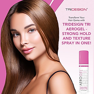 TRI Design Aerogel Hairspray - Extra Hold, Free & Clear Hairspray for Men and Women, Volume Fixer & Non-Sticky Essentials, Flexible Hold Bottle, Scented - (3oz, Pack of 1)