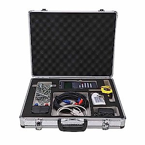 TDS-100H Handheld Digital Ultrasonic Meter Tester Flowmeter, Built in Data Logger, RS-232 Compatible with Fuji, 4×8 Chinese or 4×16 English Display, Sensor Cable Power