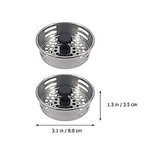 4pcs Kitchen Sink Strainer Shower Drain Hair Trap Kitchen Floor Drainer Drain Strainer Shower Drain Hair Catcher Outdoor Drain Cover Bathtub Hair Catcher for Drain