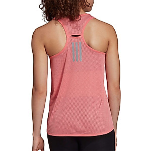 adidas Women's Response Light Speed Running Tank Top (M, Shock Red)
