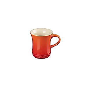 Le Creuset Stoneware Tea Mug, 14 oz., Flame