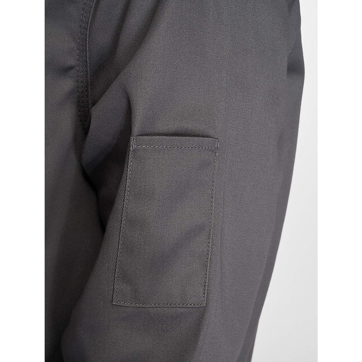 Dickies mens Unlined Eisenhower Jacket work utility outerwear, Charcoal, Large US