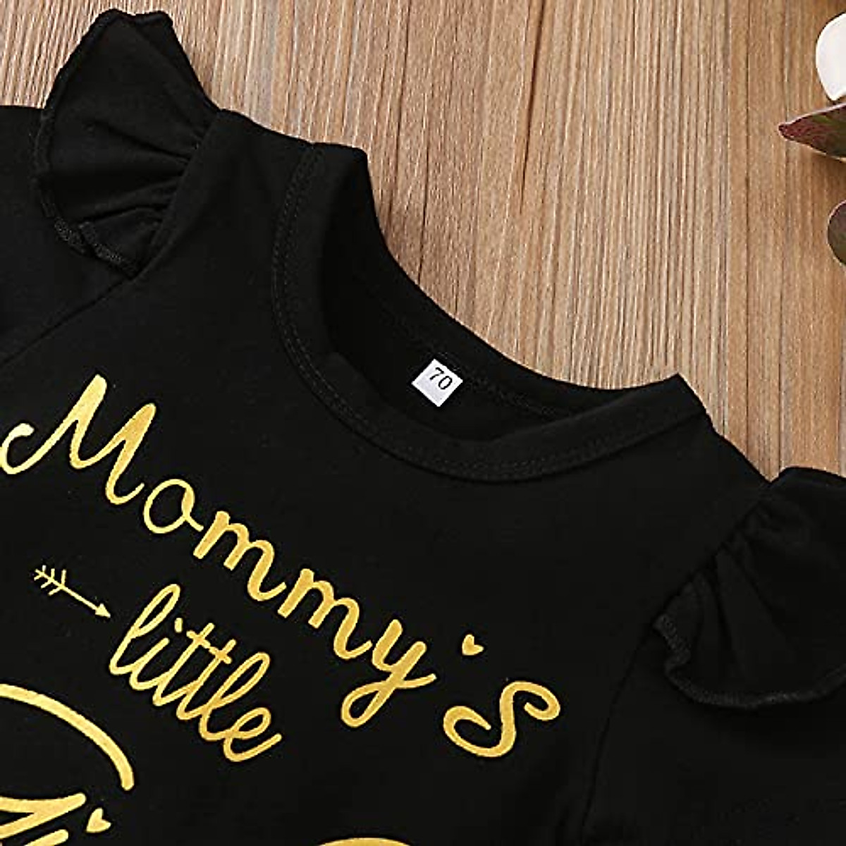 Suranne Newborn Baby Girl Clothes Leopard Outfits Short Sleeve Letter Romper + Short Pants + Headband 3Pcs 0-3 Months