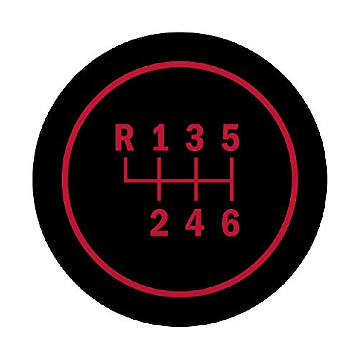 Manual Car gears Red pop socket for men PopSockets PopGrip: Swappable Grip for Phones & Tablets