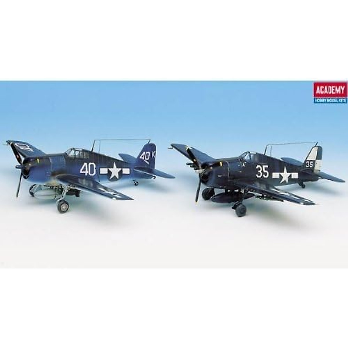 Academy WWII U.S. Navy Fighter F6F-3/5 Model Kit