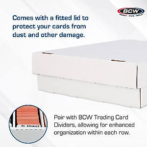 BCW Monster Box - 6ct Trading Card Storage Box | Holds 3200 Cards | Sports & Trading Card Storage
