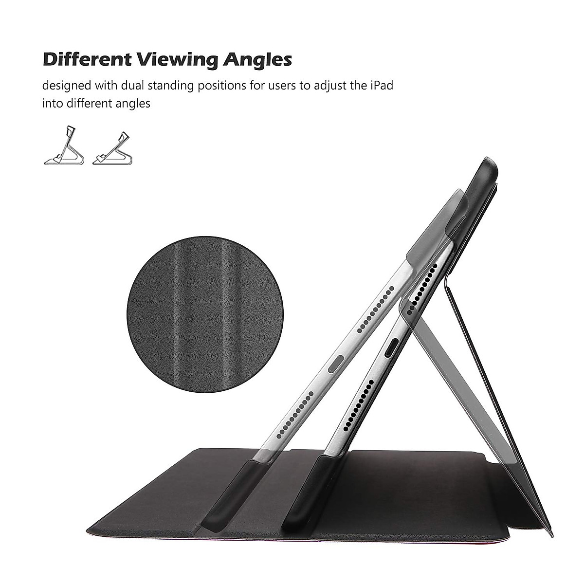 ProCase Cover for iPad Air 3 10.5" 2019 / iPad Pro 10.5 2017 Case, Slim Stand Protective Folio Case Smart Cover for iPad Air 10.5" (3rd Gen) 2019 / iPad Pro 10.5" 2017-Black