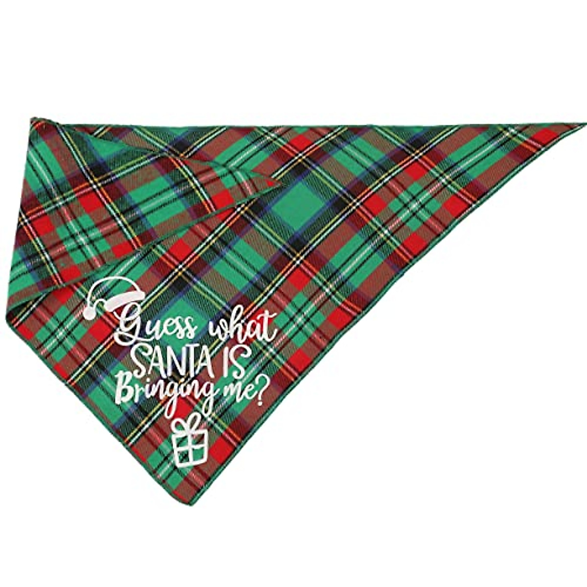 3 Pack Christmas Dog Bandanas - Classic Fall Plaid Christmas Xmas Dog Bandana Triangle Pet Scarf Bibs Kerchief Gift Set Pet Holiday Accessories Decoration for Small to Large Puppy Dog Cat