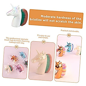 3pcs Nail Dust Cleaning Cosmetic Brushes fake nails with nail glue nail remover nail brush mineral foundation powder Household Cosmetic Brush set artificial fiber