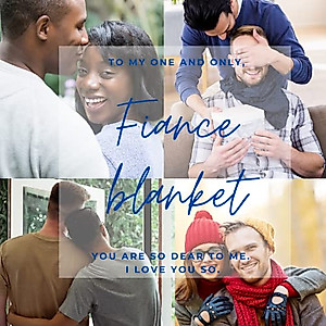 InnoBeta Engagement Gifts for Men, Unique Newly-Engaged Throw Blanket for Fiance Future Husband, Funny Just Engaged Gifts, 50 x 65 inches, Stranger Boyfriend to Fiance Soon to Be Hubby