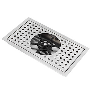 Pitcher Rinser,304 Stainless Steel Bar Glass Cleaning Rinser Cup Washing Machine Glass Rinser,Drain and Drip Tray Cup Washer for Sink,Cup Washer Spray Rinser for Hotel Cafe Restaurant