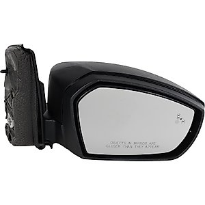 Kool Vue Passenger Side Power Heated Mirror for Ford Escape 2017-2019 With Blind Spot Light; Without Signal Light, Memory & Puddle Lamp Textured