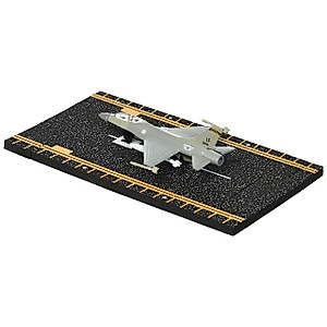 Hot Wings Planes F-16 (Military Markings) Jet with Connectible Runway,Grey