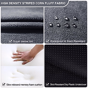 Futon Sofa Bed,Sleeper Chair - Convertible Sectional Sleeper Sofa with Pillow, Floor Bed Mattress for Guest Bed,Removable Zippered Back Support, Perfect for Living Room and Bedroom (SlateGray)