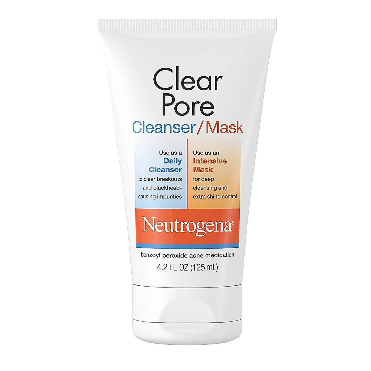 Neutrogena Clear Pore Cleanser/Mask 4.20 oz (Pack of 2)