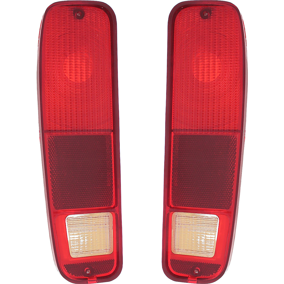 Garage-Pro Tail Light Lens and Housing Compatible with 1975-1979 Ford F-150 and 1973-1979 Ford F-100 / F-250 / F-350 Set of 2, Driver and Passenger Side